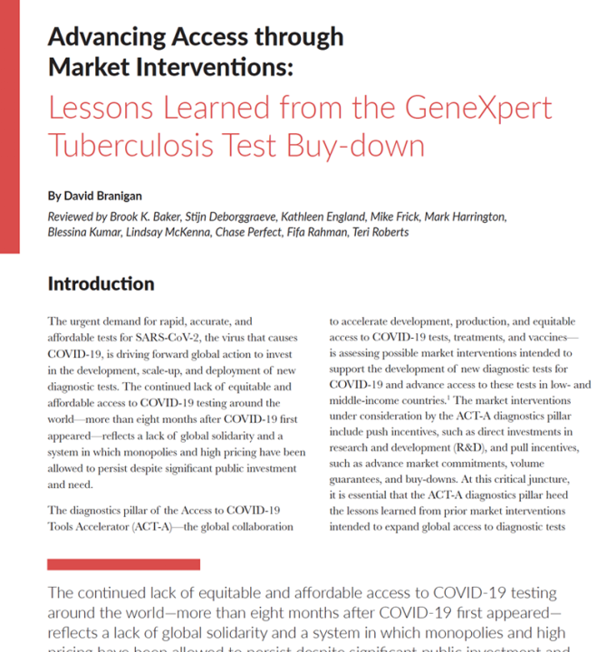 Time for $5: GeneXpert diagnostic tests | Médecins Sans Frontières ...