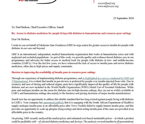 Ahead of US Senate hearing, MSF calls on pharmaceutical corporations ...