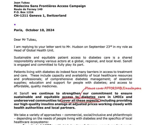 MSF calls out Novo Nordisk for its double standard approach to diabetes ...